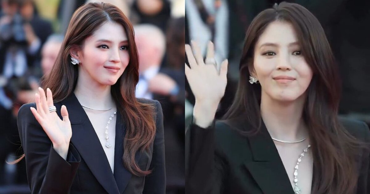 Han So Hee stuns in a bold all black look as she makes her first Cannes ...